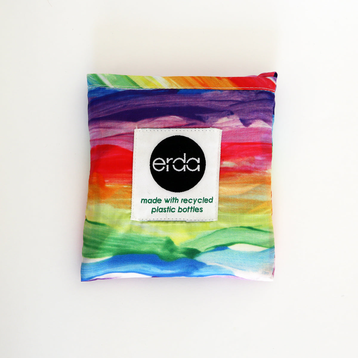 Watercolor Rainbow Small Reusable Ergonomic Bag, Shopping Bag, Grocery ...